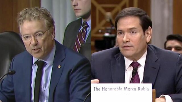 Watch: Rand Paul asks Rubio why Maduro capture wouldn't be considered ...