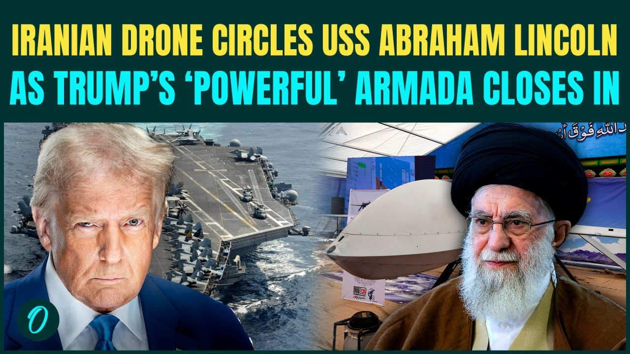 Iran tries to attack Trump’s nuclear warship? Iranian drone buzzes USS ...