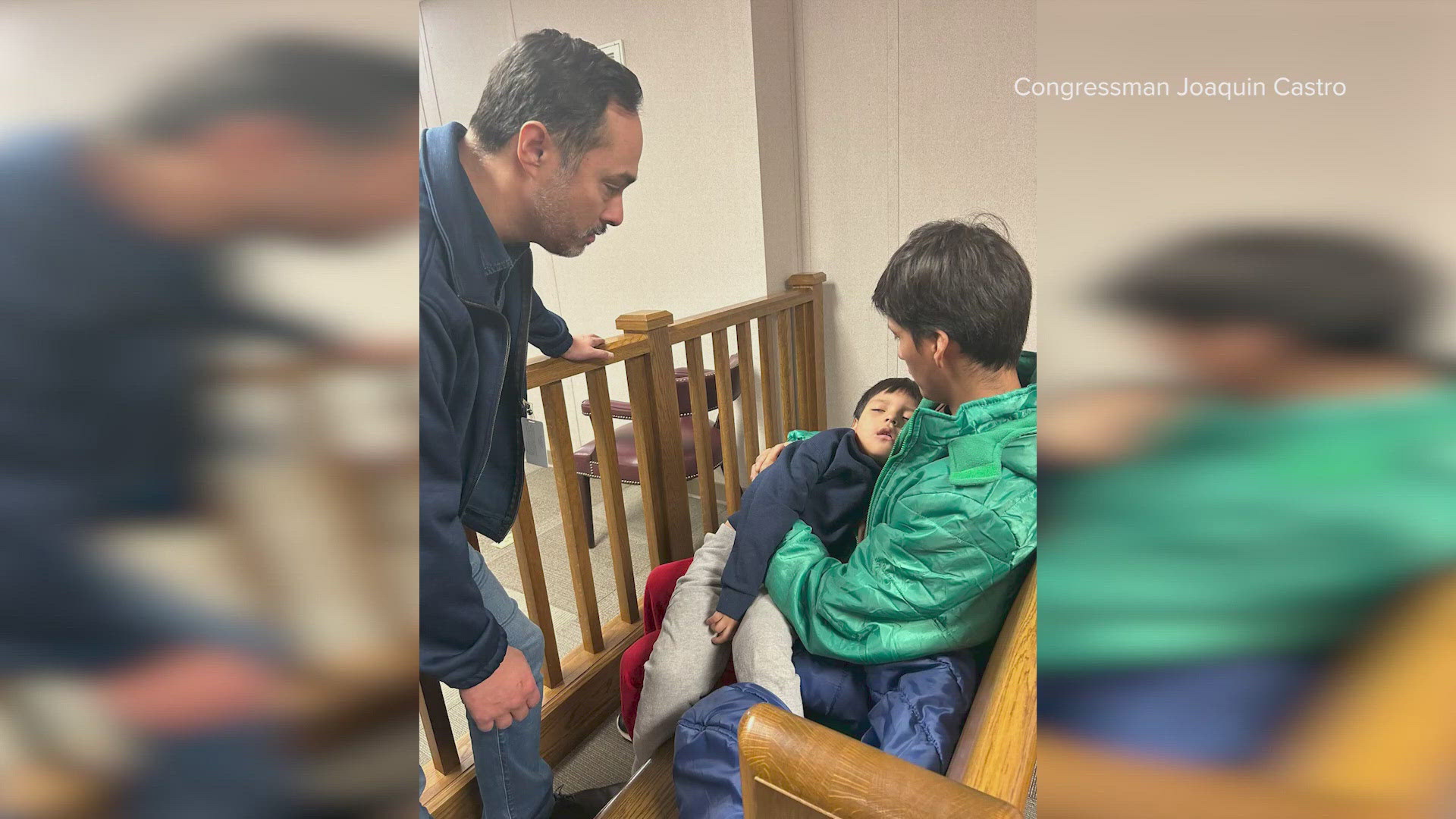 Congressman Castro posts on social media after meeting with 5-year-old ...