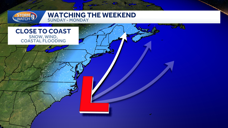 Weekend nor'easter storm track still uncertain, large differences in impact