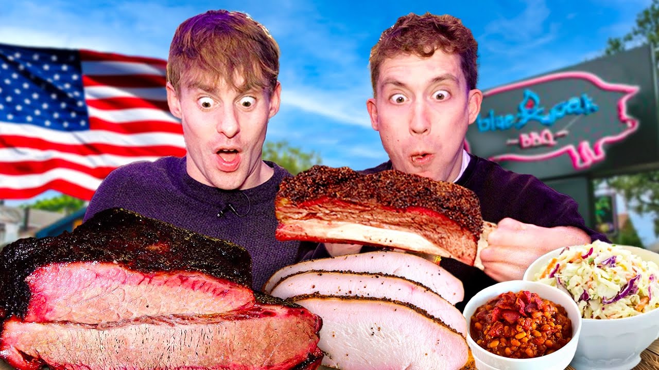 Is this New Orleans' best BBQ? Josh & Ollie's epic feast at Blue Oak BBQ!