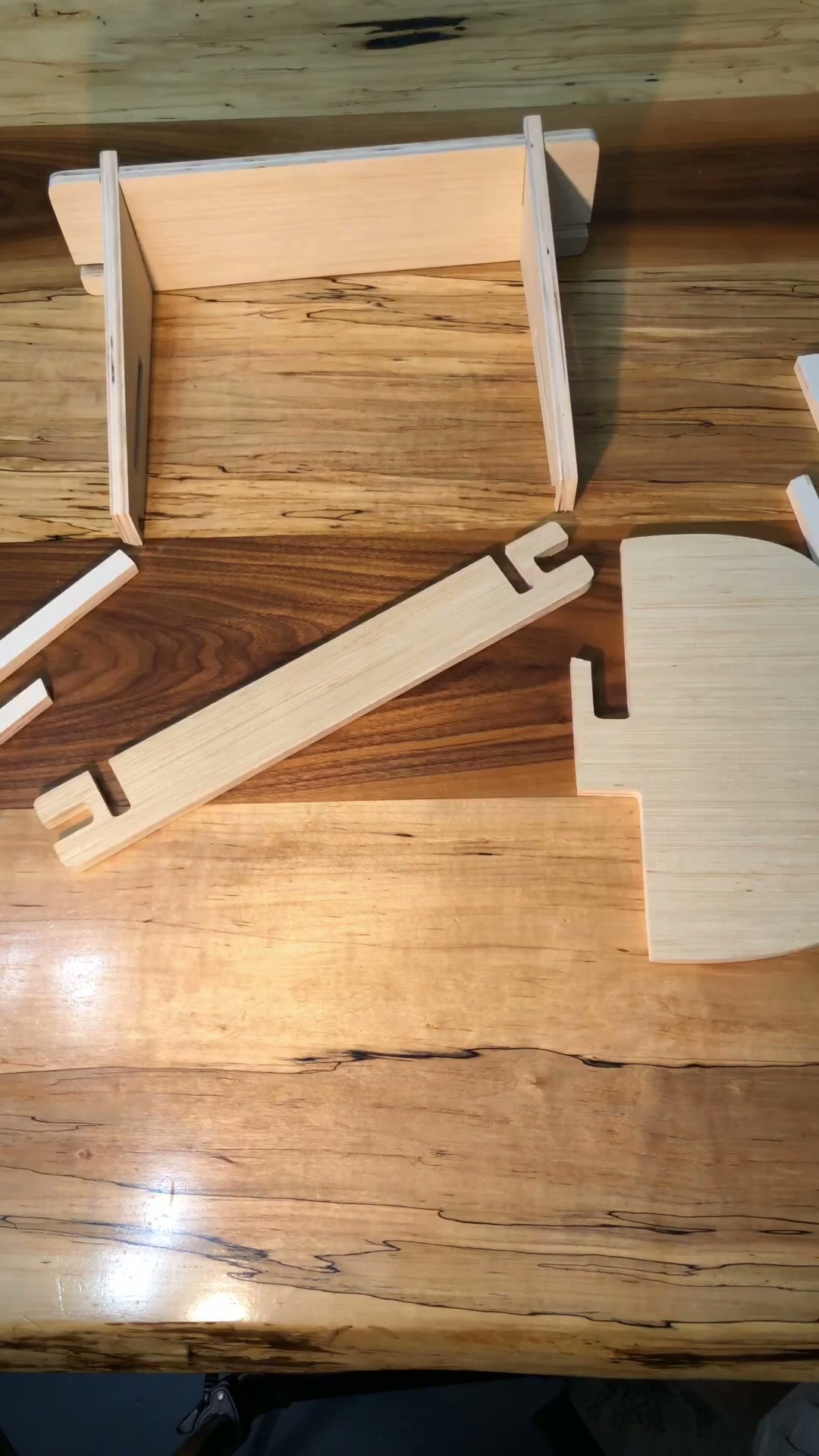 Flat pack laptop stand - custom designed and CNC cut #cnc #laptop # ...