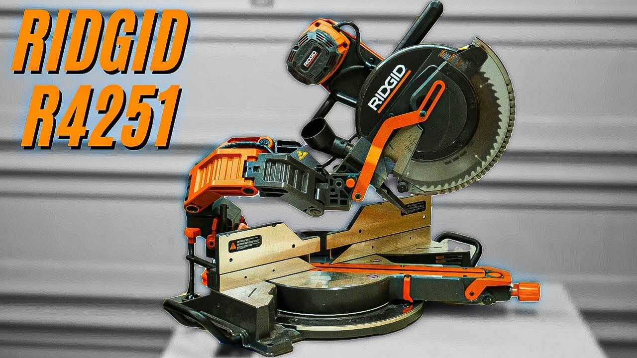 I put the Ridgid R4251 miter saw to the test