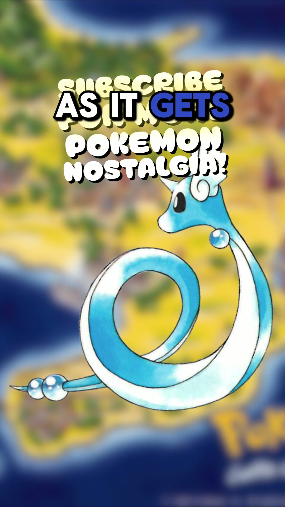 Dragonair in Generation I: The elegant dragon Pokémon! 🐉 #shorts #pokemon
