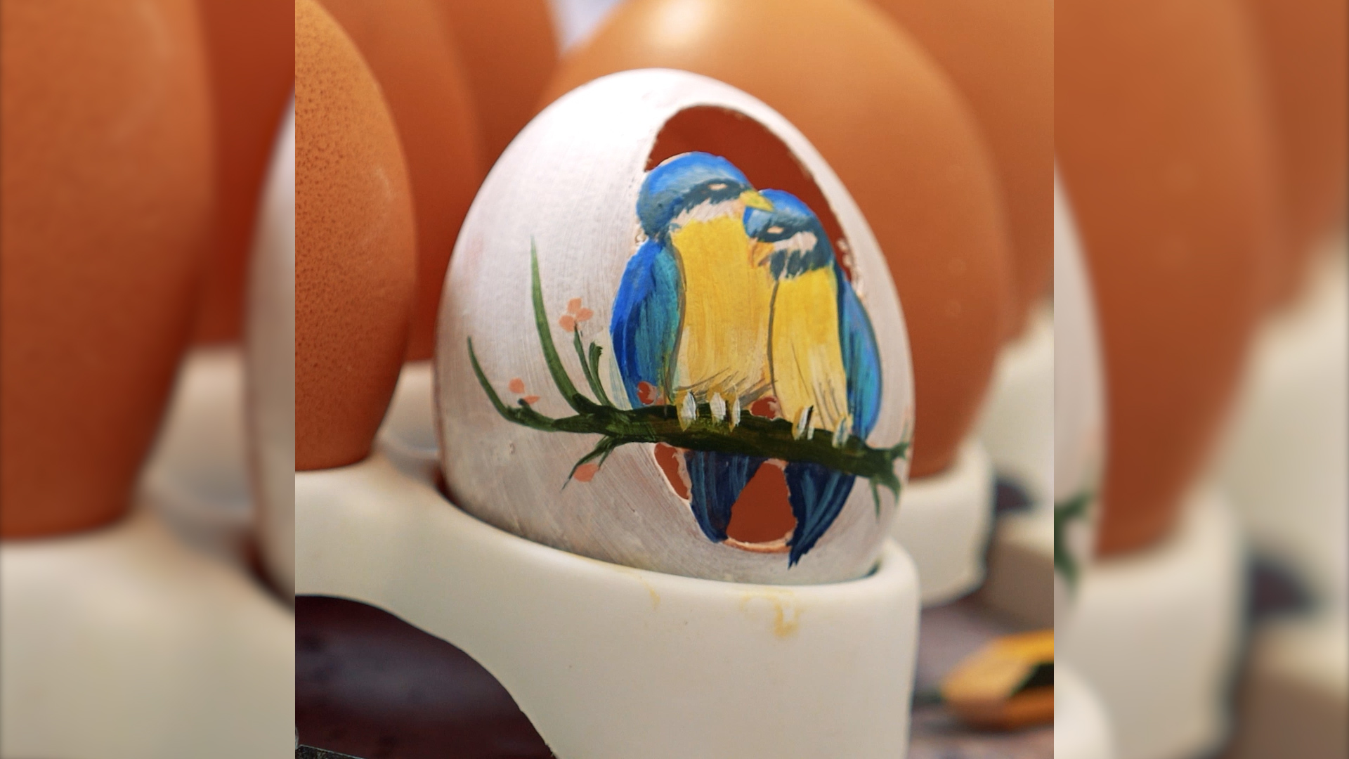 Egg shell art: Creative craft for kids