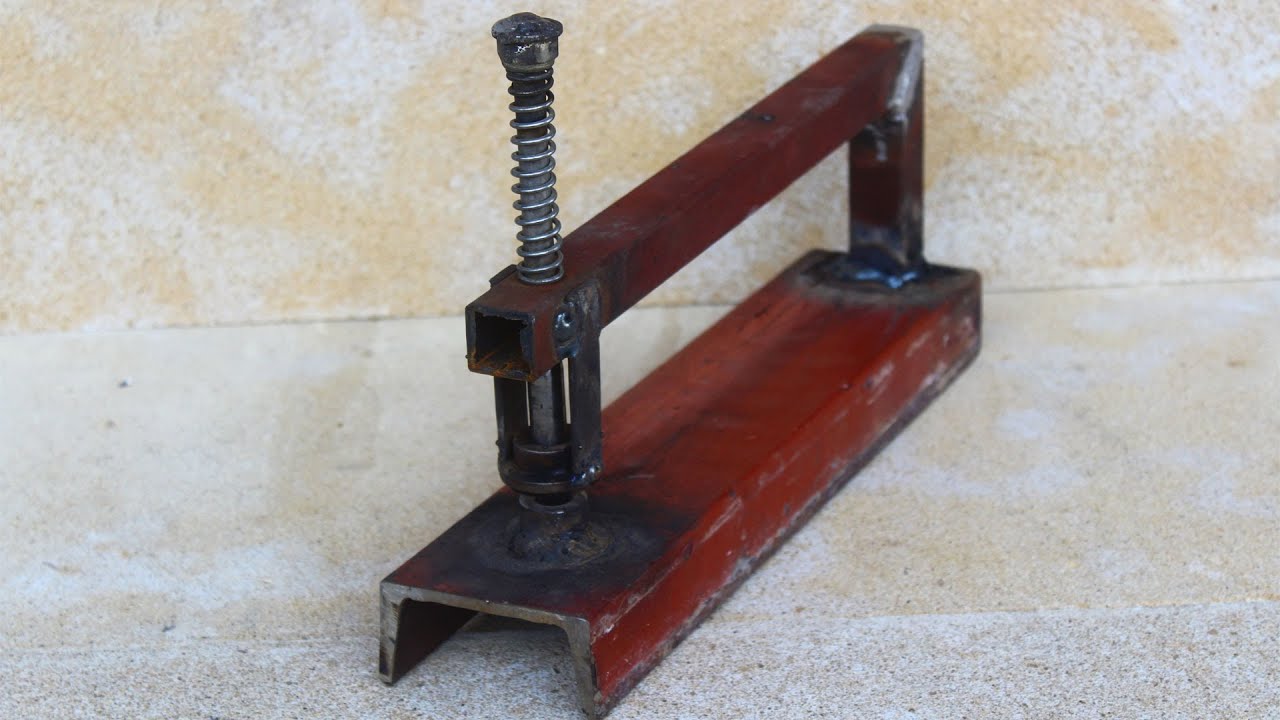 Amazing idea! Making sheet metal punching holes tools