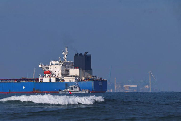 Suspected Russian shadow fleet tanker 'Grinch' grounded in Marseille port