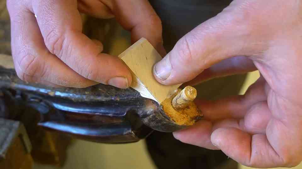 150-year-old chair restoration with amazing result