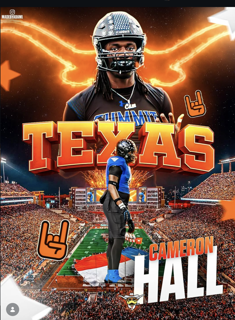 Four-star EDGE Cameron Hall commits to Texas