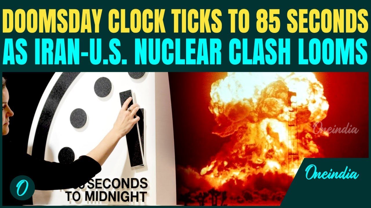 Apocalypse near? Doomsday clock moves 85 seconds to midnight amid Iran ...