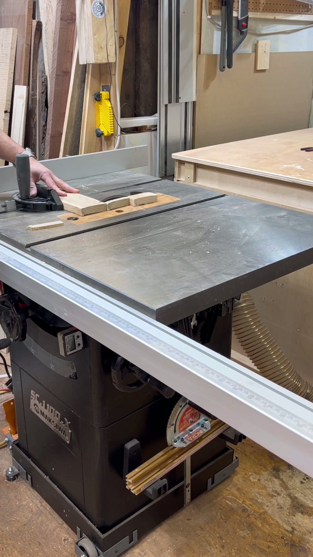 Delta dust collector and Oneida Super Dust Deputy are great together # ...