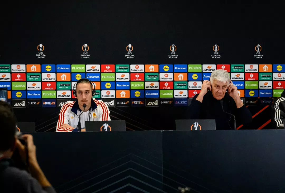 Panathinaikos-Roma, la rifinitura e la conferenza di Gasp e Tsimikas ...