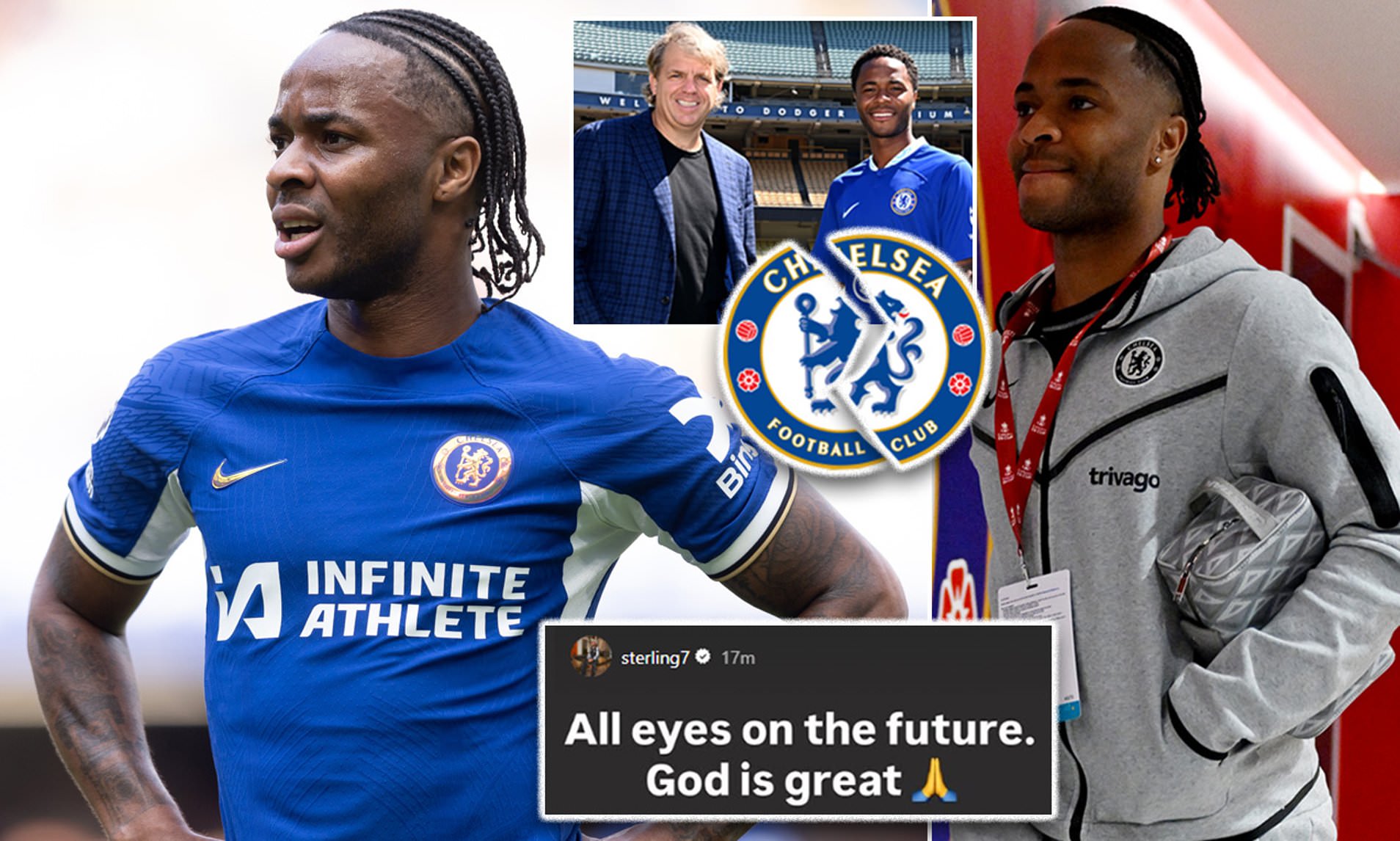 Raheem Sterling leaves Chelsea: £325,000-a-week deal ripped up by ...