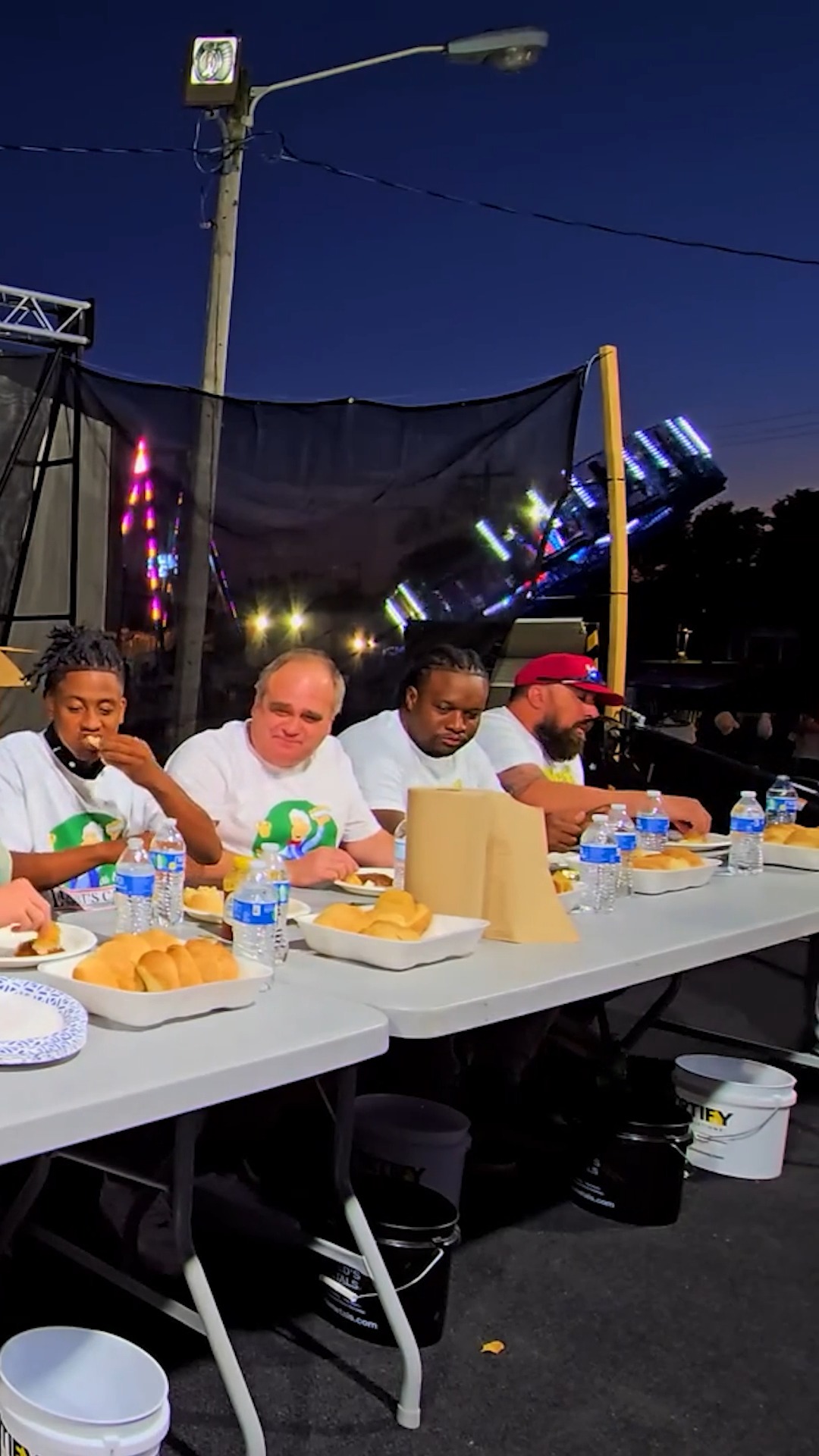 I entered a food eating contest