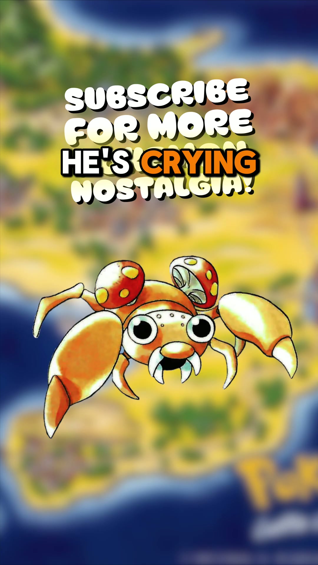 Paras in generation I: The OG mushroom Pokémon #shorts #pokemon