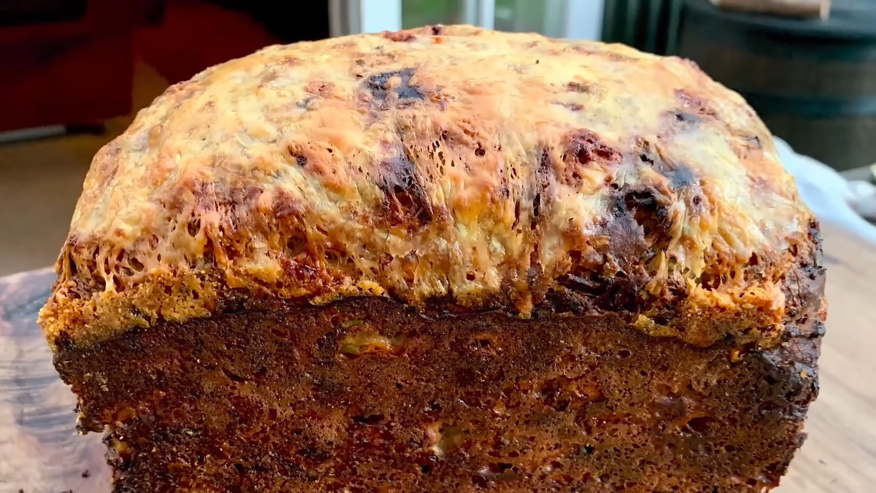 Bacon & cheese beer bread