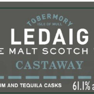 Ledaig Castaway Single Malt Scotch Whiskey Matured In Rum and Tequila Casks