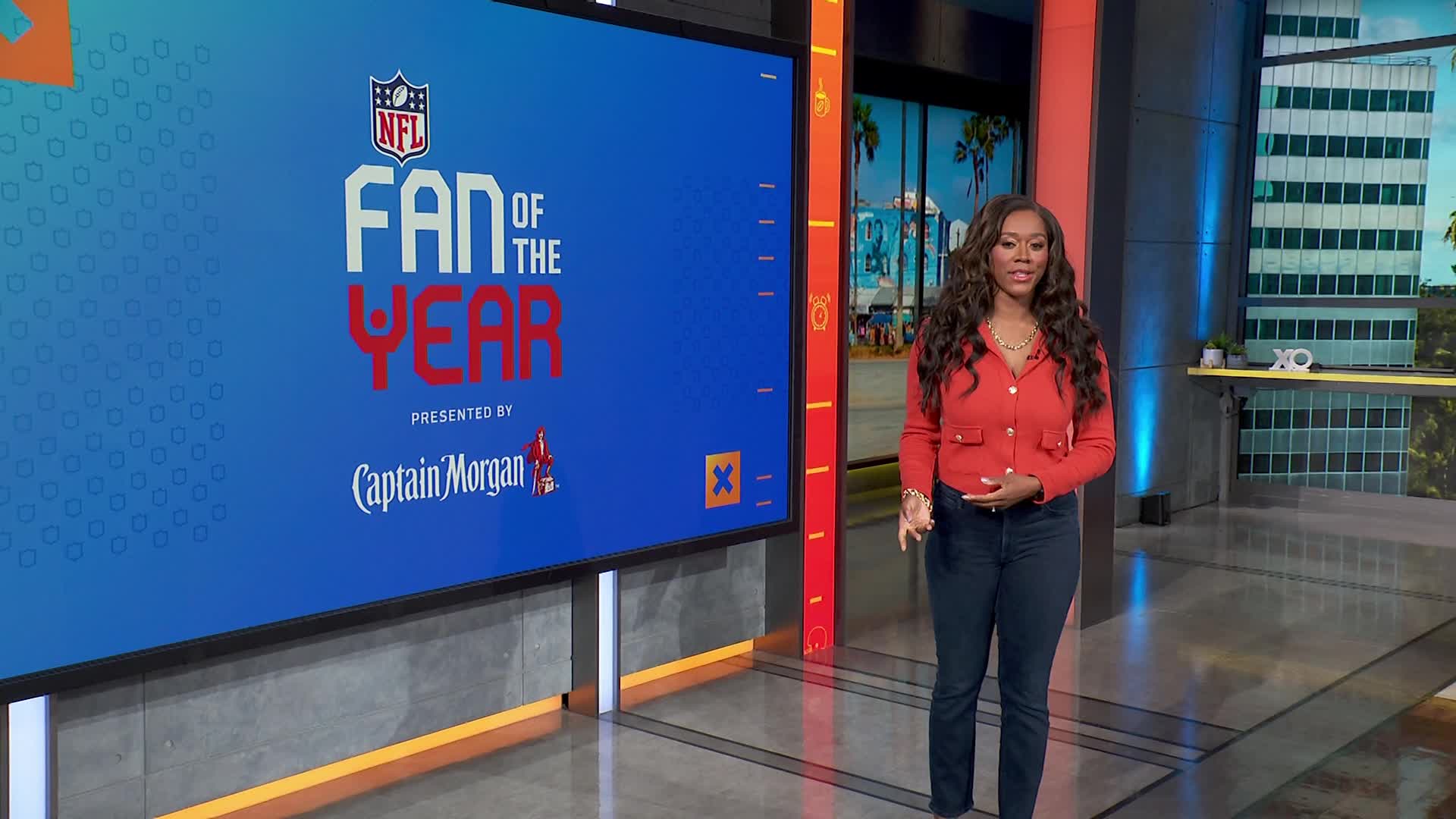 Los Angeles Chargers 'Fan of the Year' 'GMFB'