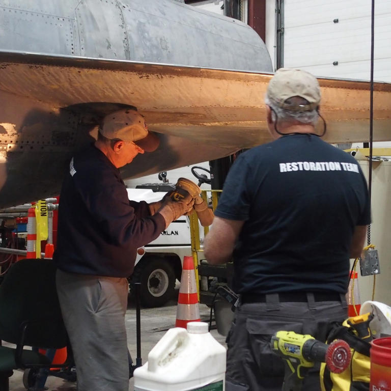 New England Air Museum's A-7D Corsair II restoration