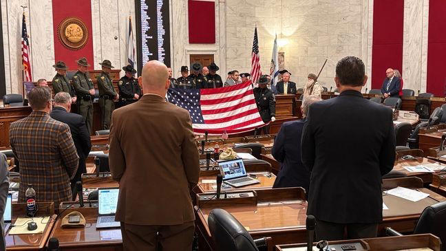 Flag Sojourn 250 stops at West Virginia House of Delegates