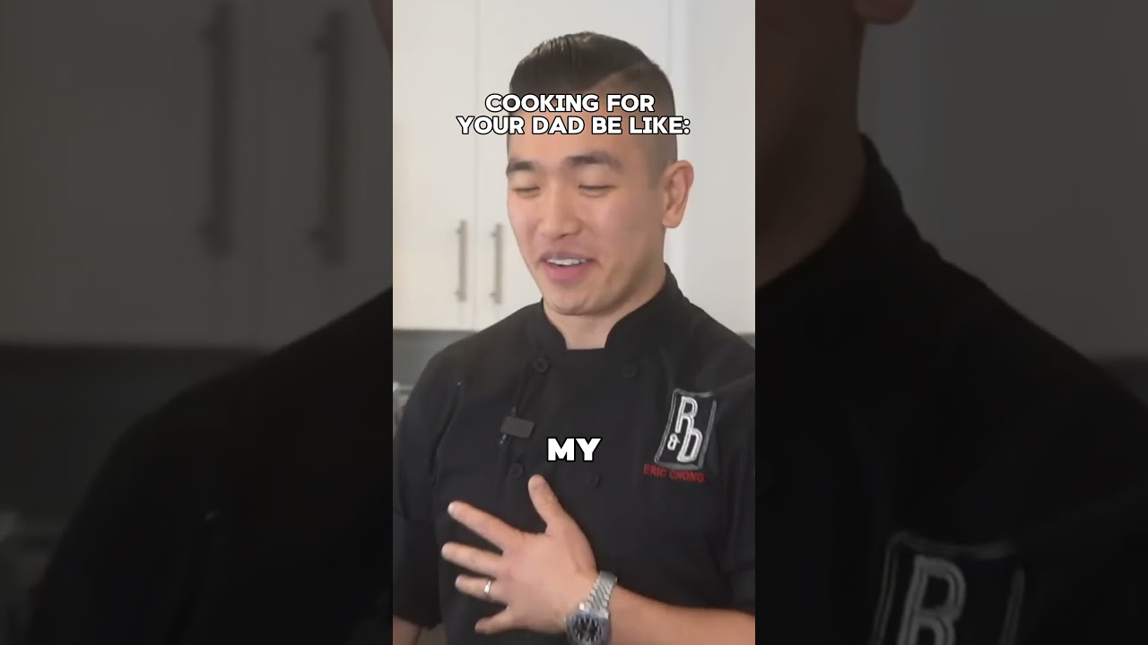 Cooking for your dad be like…
