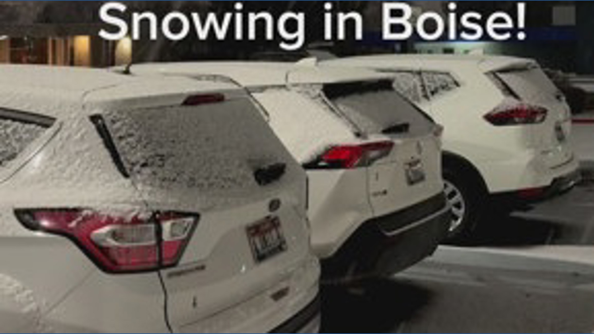 Hello snow! Boise welcomes winter weather