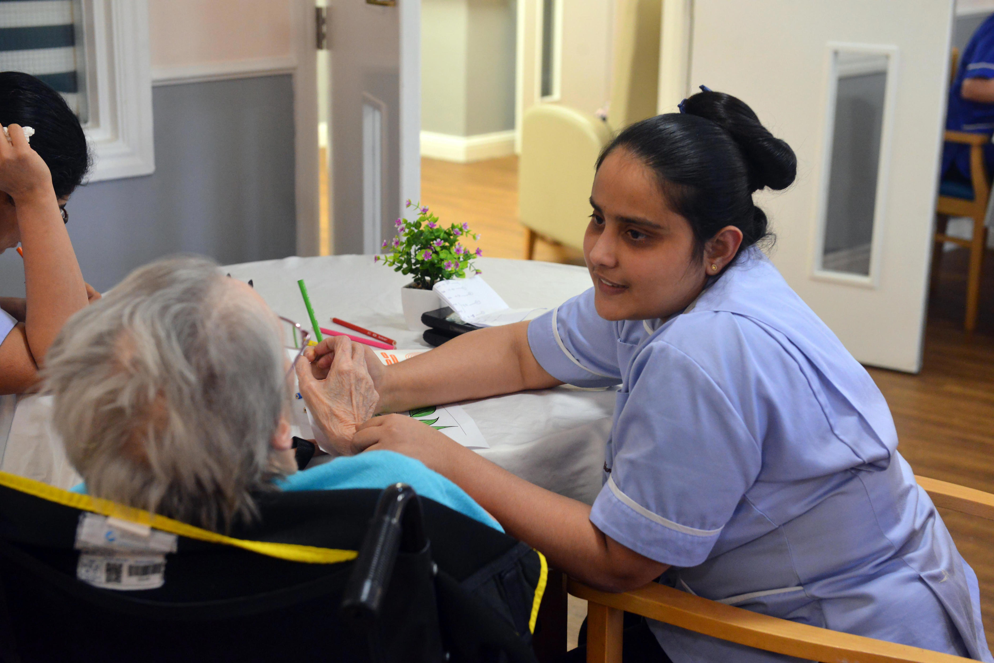 We’re getting ready to open a specialist unit for people with dementia ...