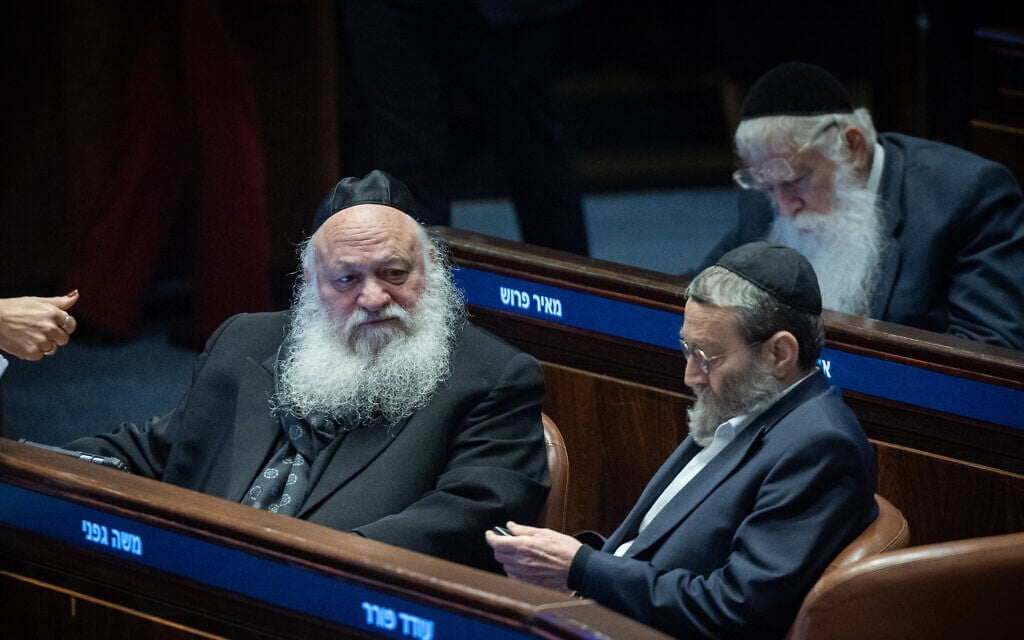Haredi parties seek to enshrine Torah study in Basic Law to protect ...