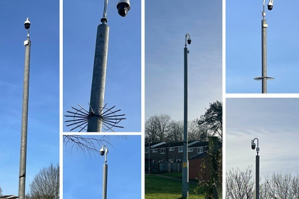 AI CCTV camera tower installed at rural fly-tipping hotspot in West ...