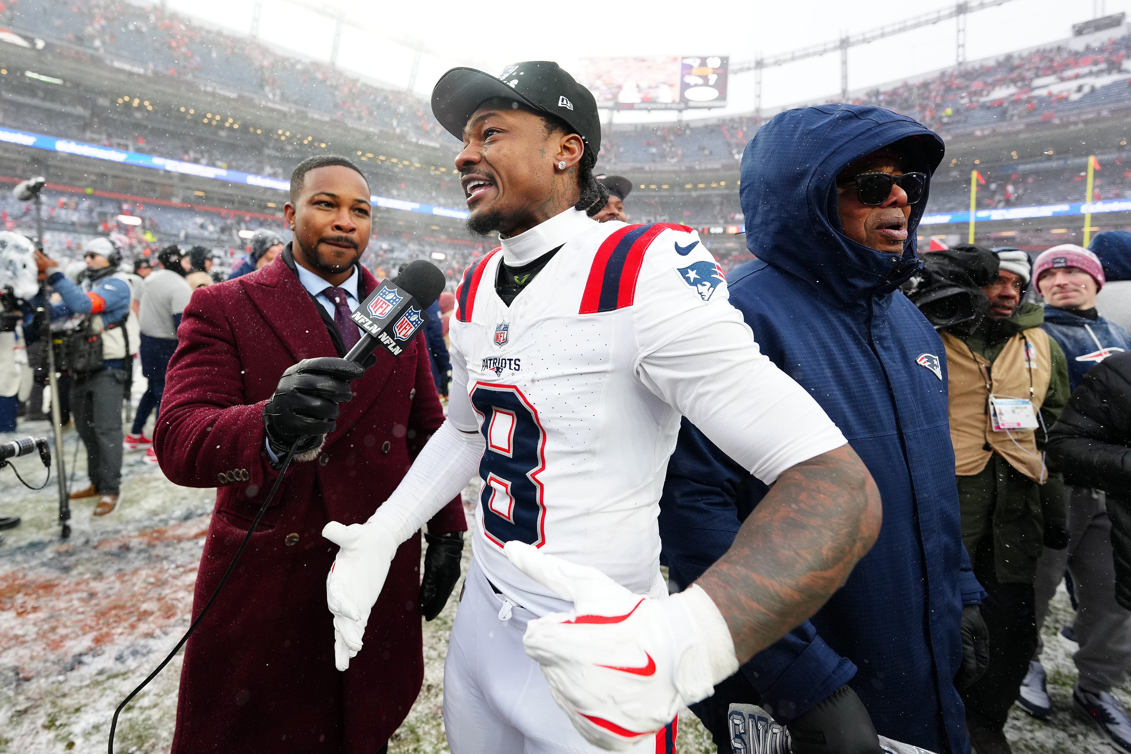 Patriots receiver Stefon Diggs eager to play in his first Super Bowl