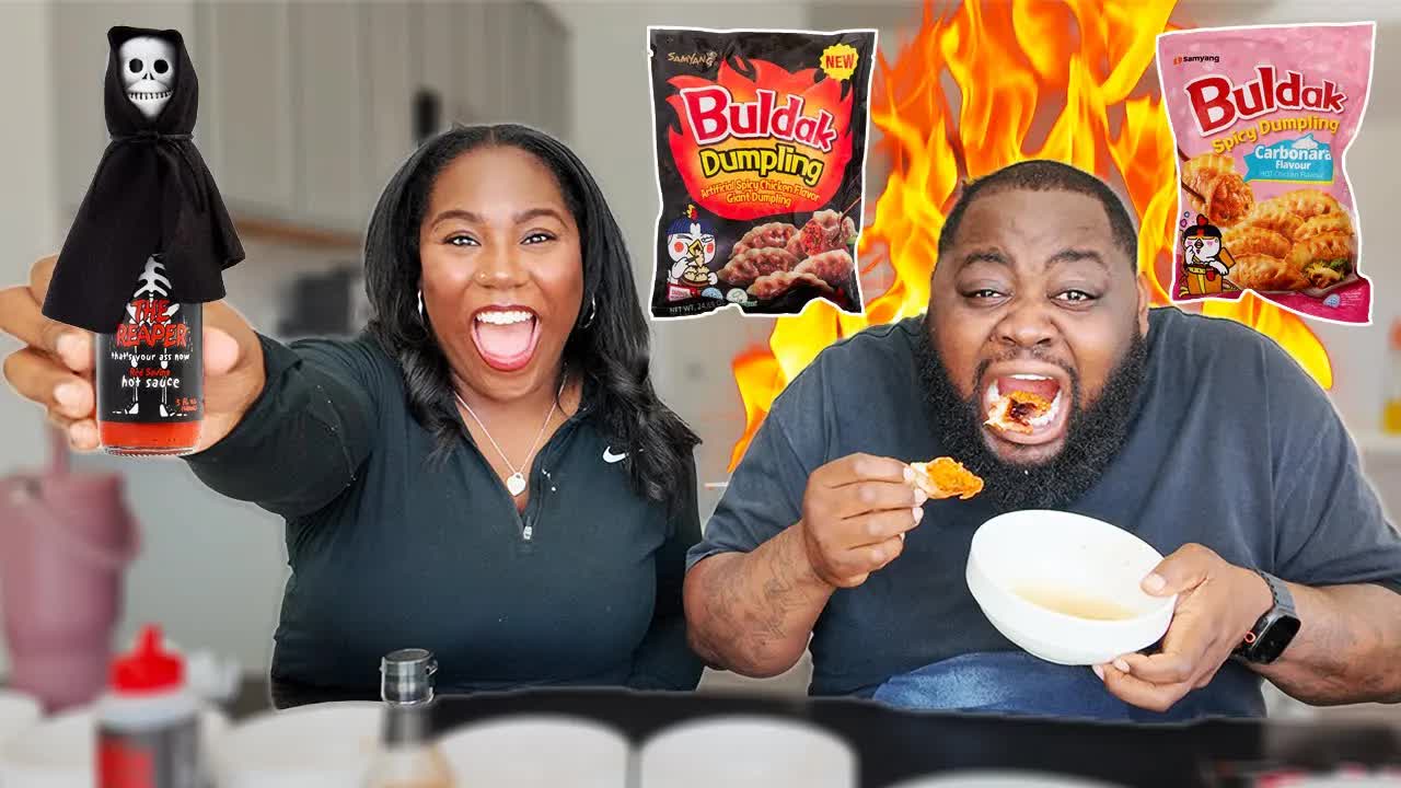 Putting the world's hottest hot sauce on my husband's dumpling sauce ...