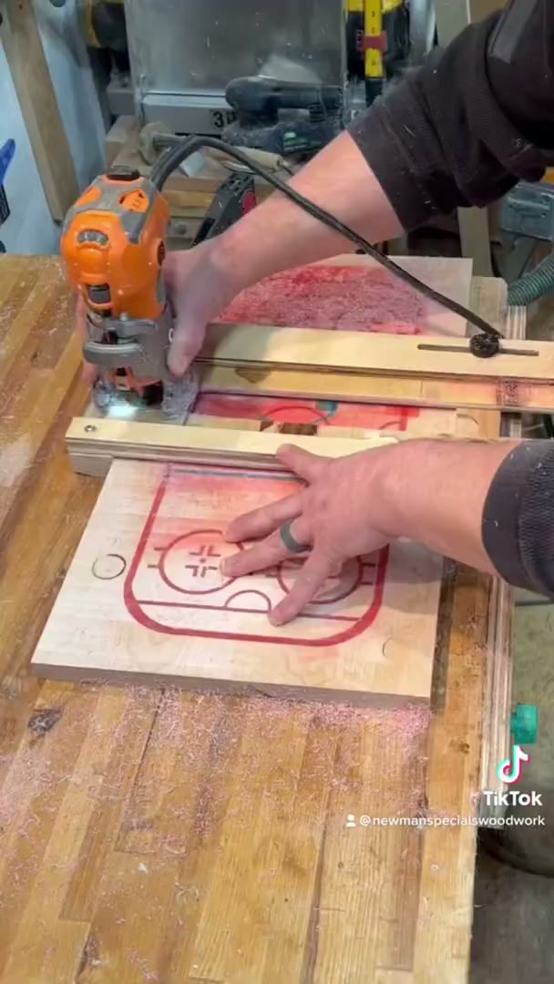 Small flattening jig for cutting boards #woodworking #jigs