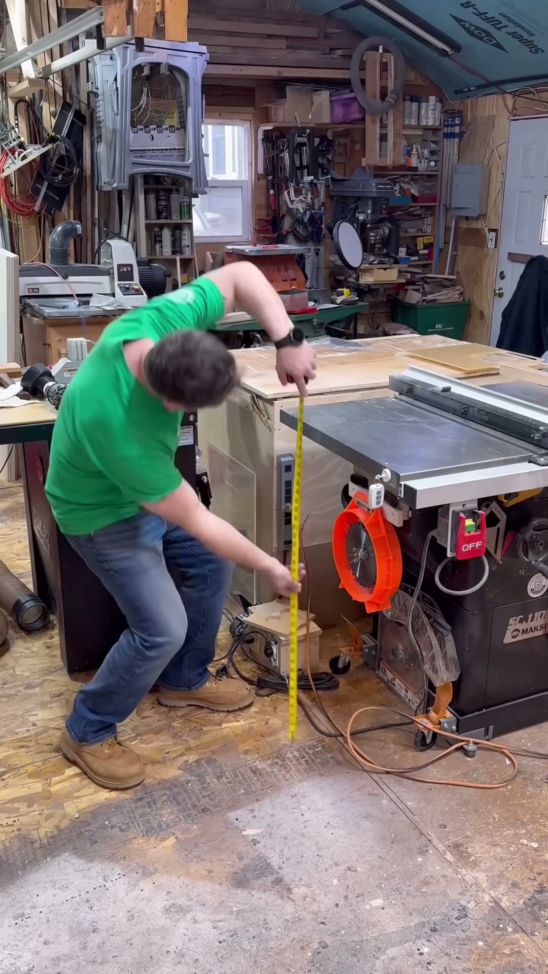 Woodworking stereotype played out in real life #woodworking #workshop #diy