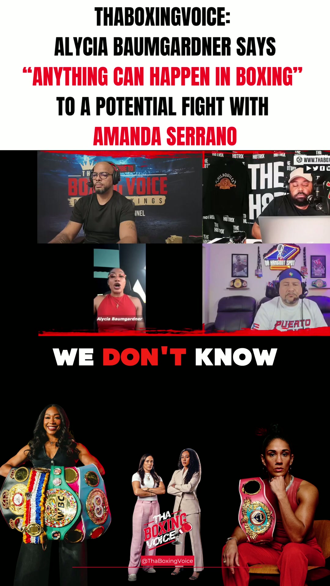 Alycia Baumgardner on Amanda Serrano fight: "Anything can happen in ...