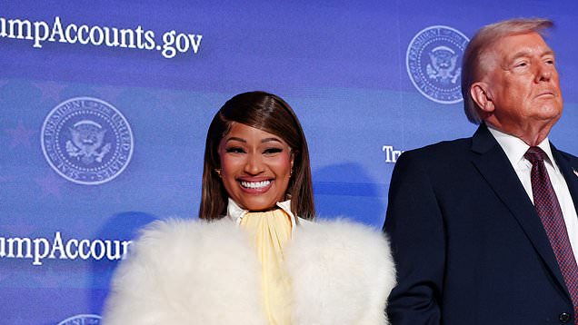 Nicki Minaj says she's Trump's 'number one fan' with 'God protecting him'