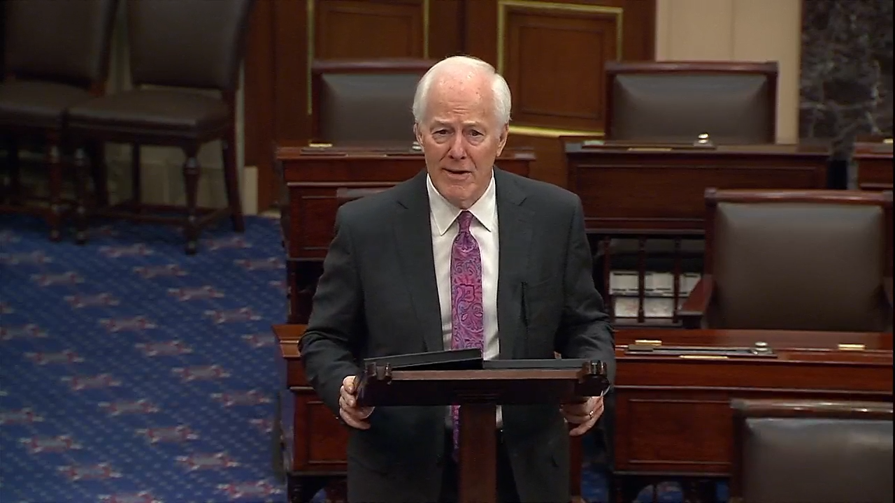 'Tone down their rhetoric': GOP stooge John Cornyn blames Democrats for ...