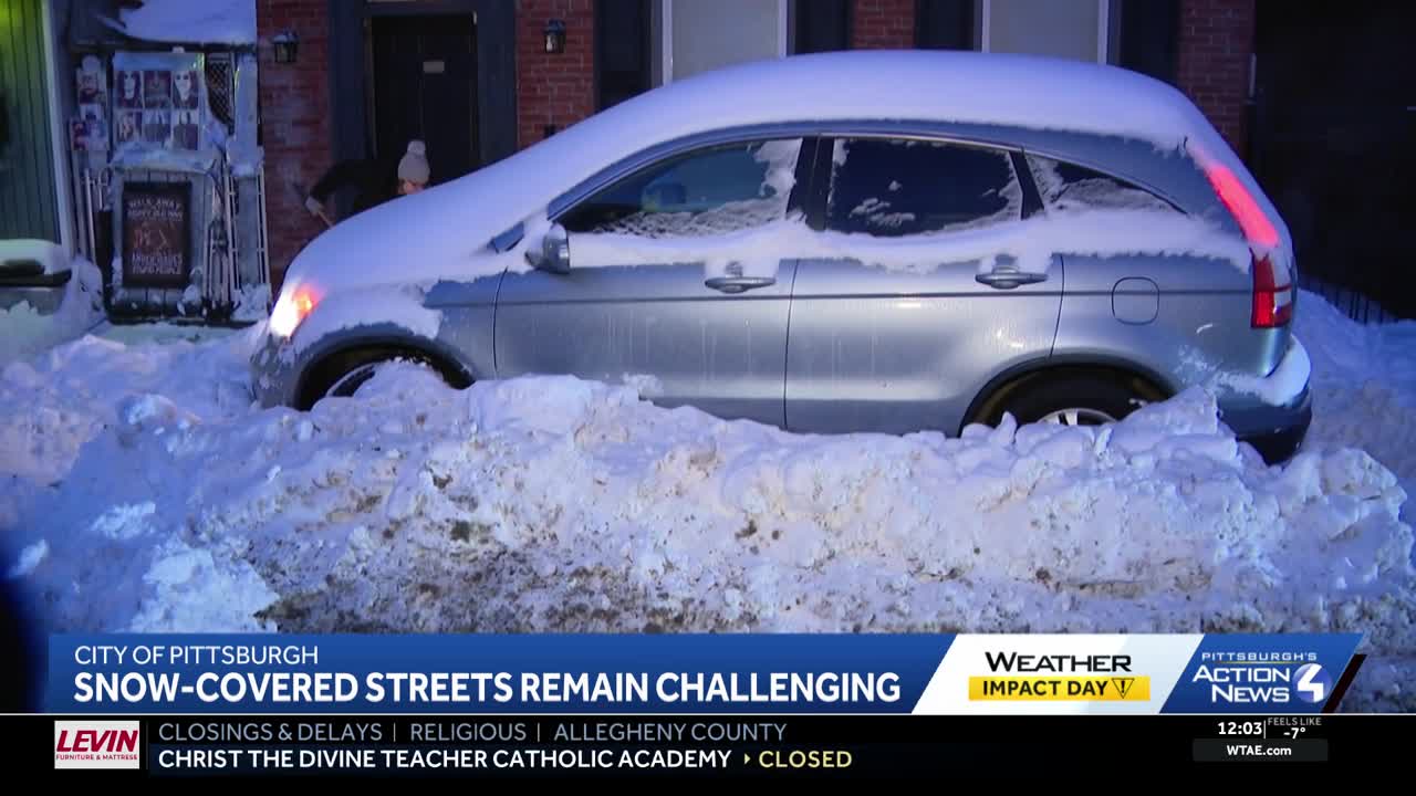 Snowstorm in Pittsburgh leaves some Allentown and Mount Washington ...