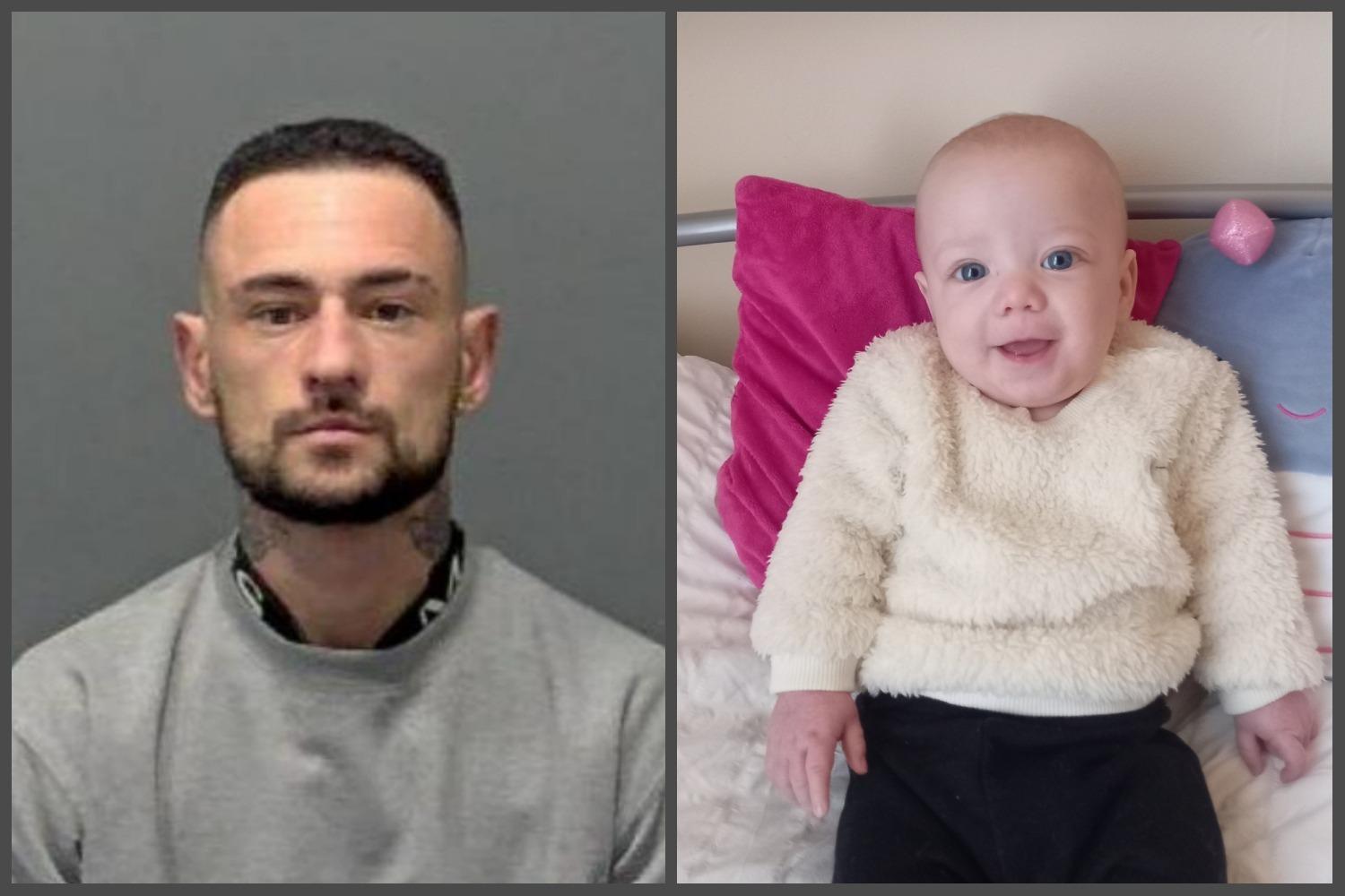 Jailed for life: Houghton Regis man sentenced for killing 6-month-old baby