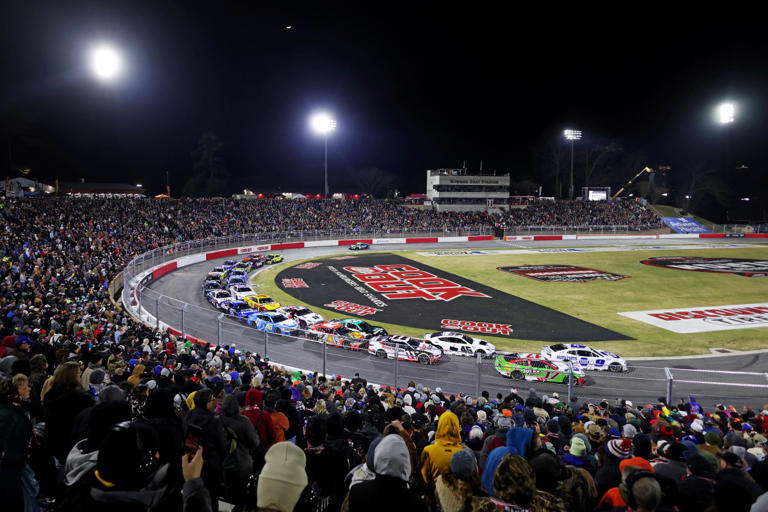 NASCAR dealing with snow ahead of Sunday's race at Bowman Gray Stadium