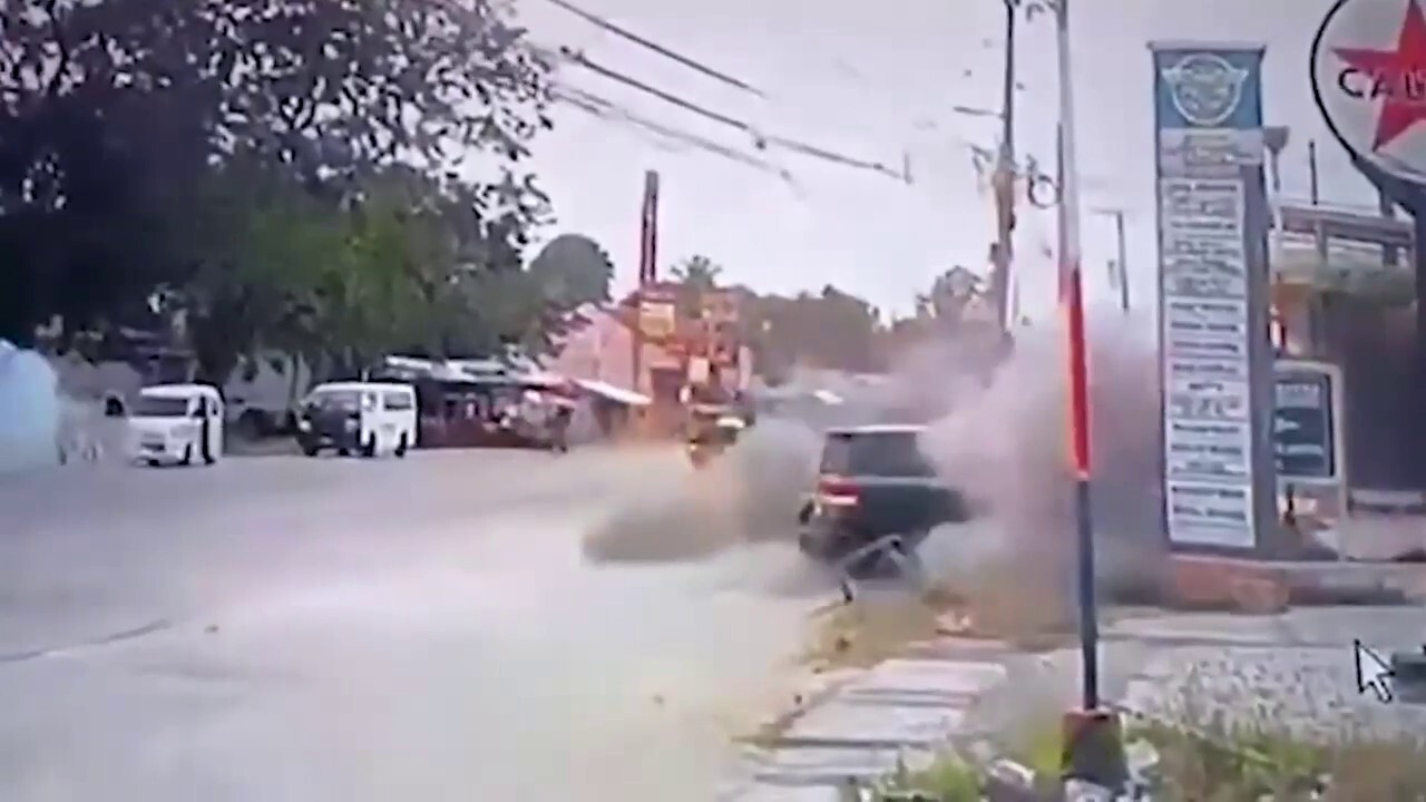 Watch: Philippine mayor survives RPG attack on car