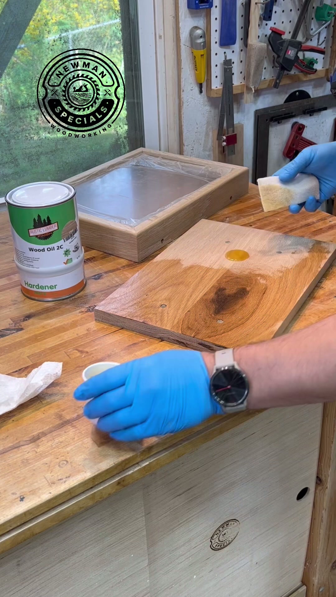 Rustic Lumber one coat wood oil #woodworking #tools #diyprojects