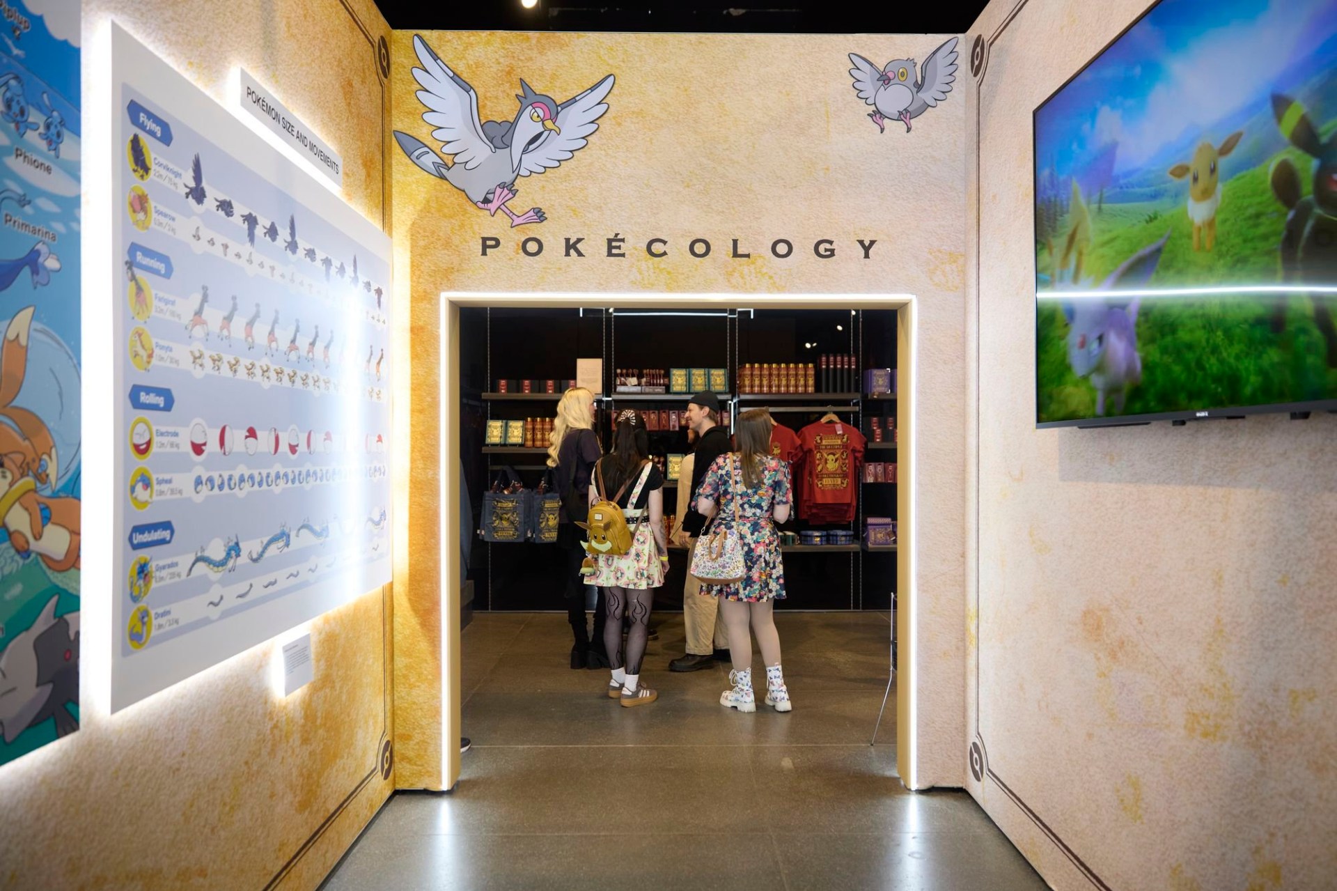 Pokémon x Natural History Museum pop-up shop