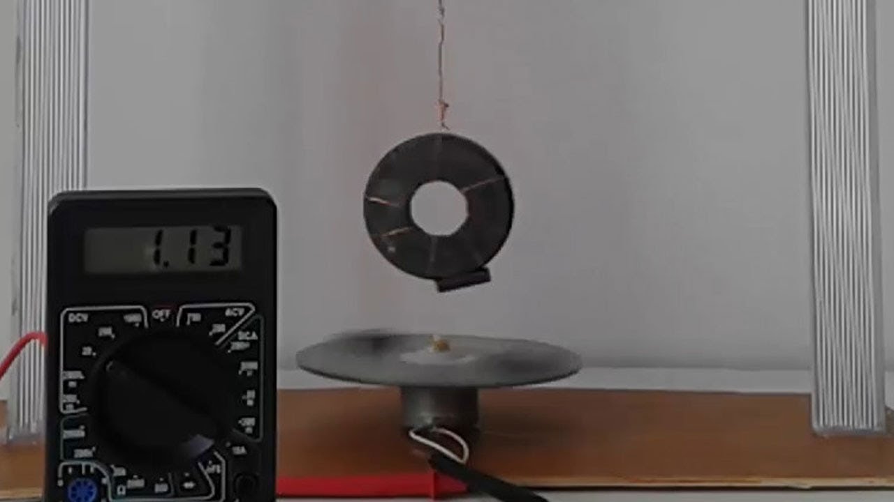 How to make a simple magnetic generator at home | DIY science experiment