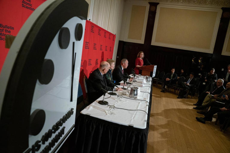 Doomsday Clock loses 4 seconds, is now at 85 seconds to midnight