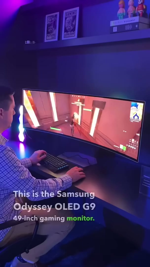 Samsung Odyssey OLED G9 49-inch gaming monitor!