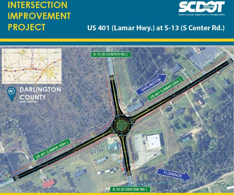 South Carolina DOT holding drop-in meeting for Darlington County ...