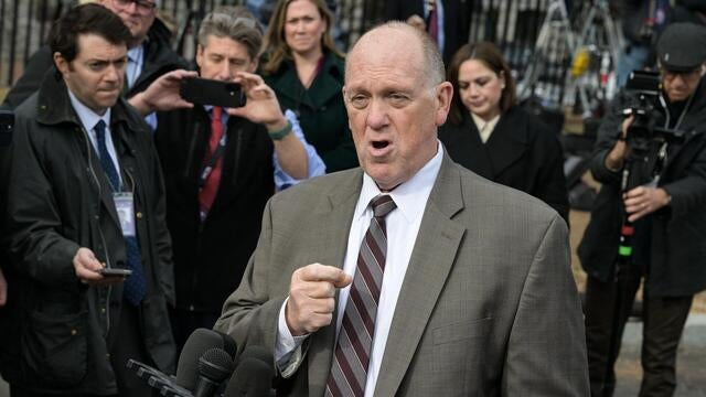 Border czar Tom Homan in Minnesota as Trump reacts to Rep. Ilhan Omar ...