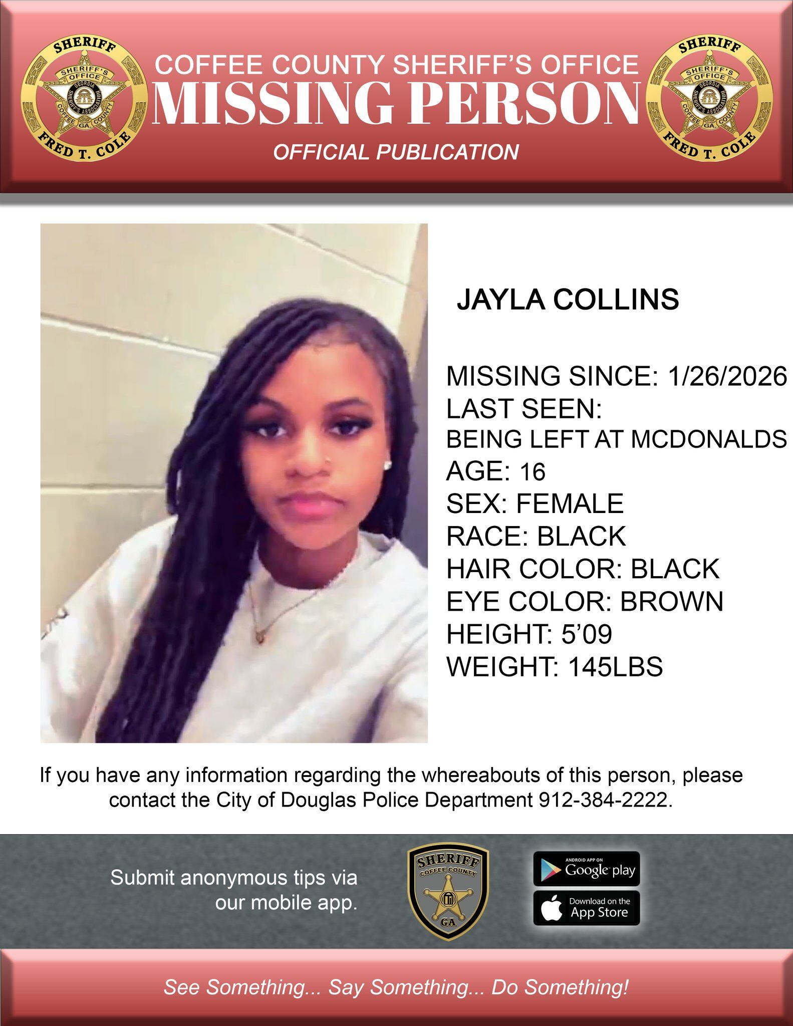 16-year-old reported missing in Coffee County found safe