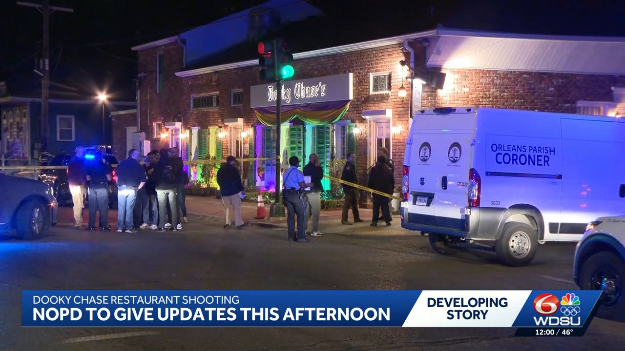 NOPD providing update in deadly Dooky Chase shooting