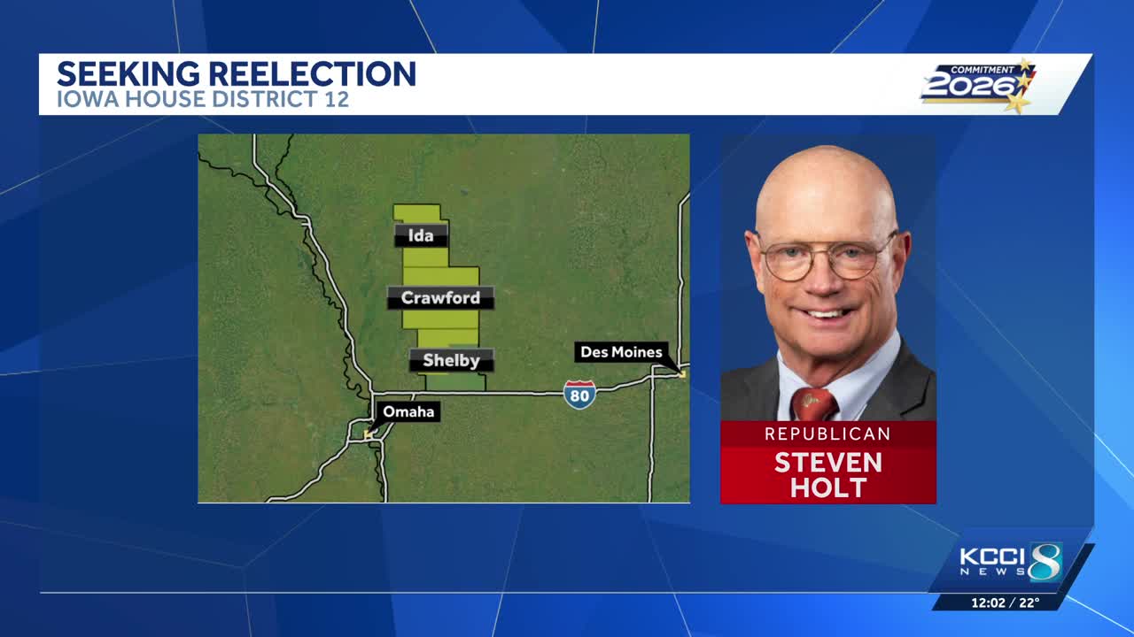 Iowa State Rep. Steven Holt announces 2026 reelection bid